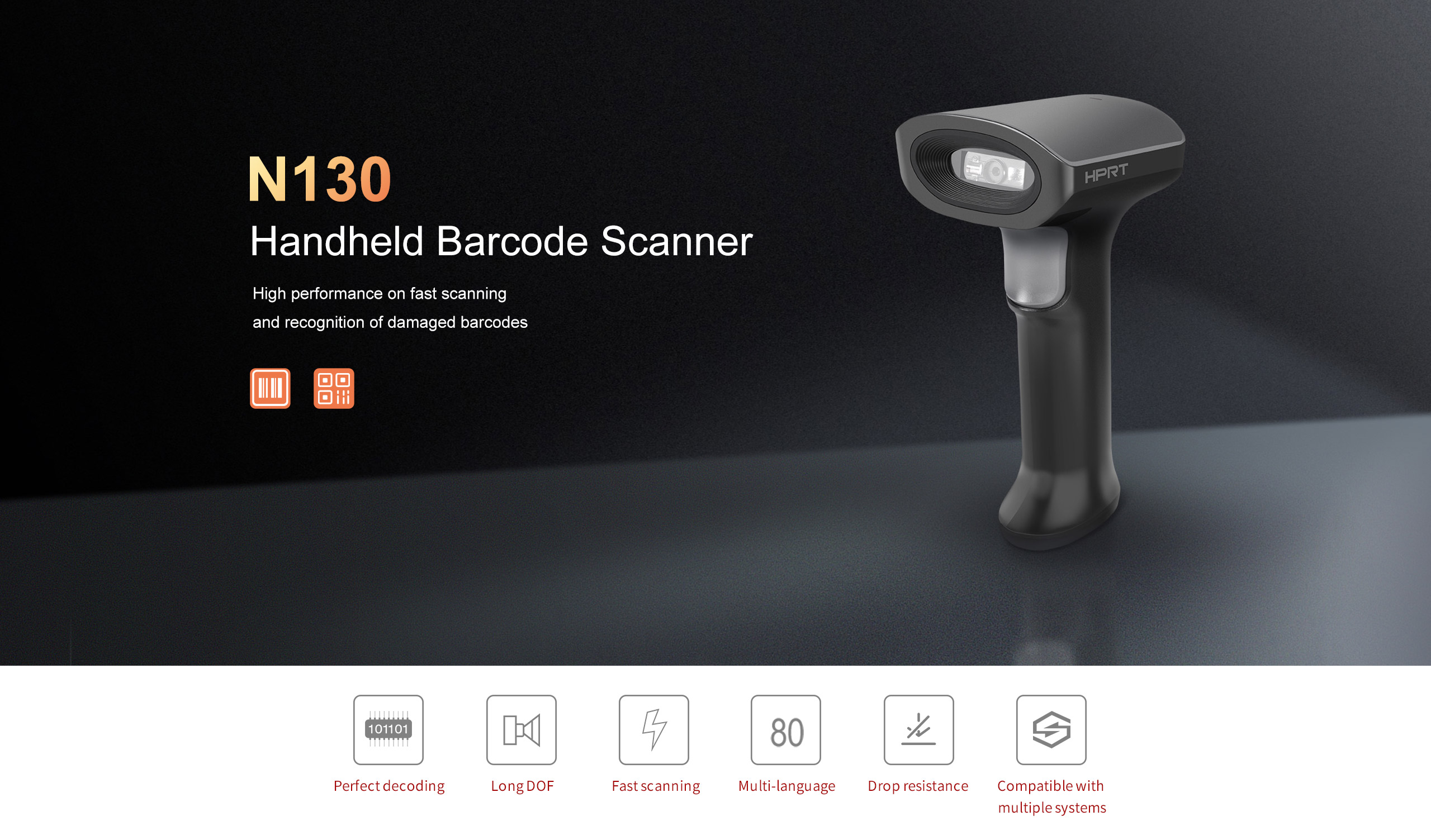 Sourcing Portable Barcode Scanner, 2D Handheld Barcode Scanner N130 ...