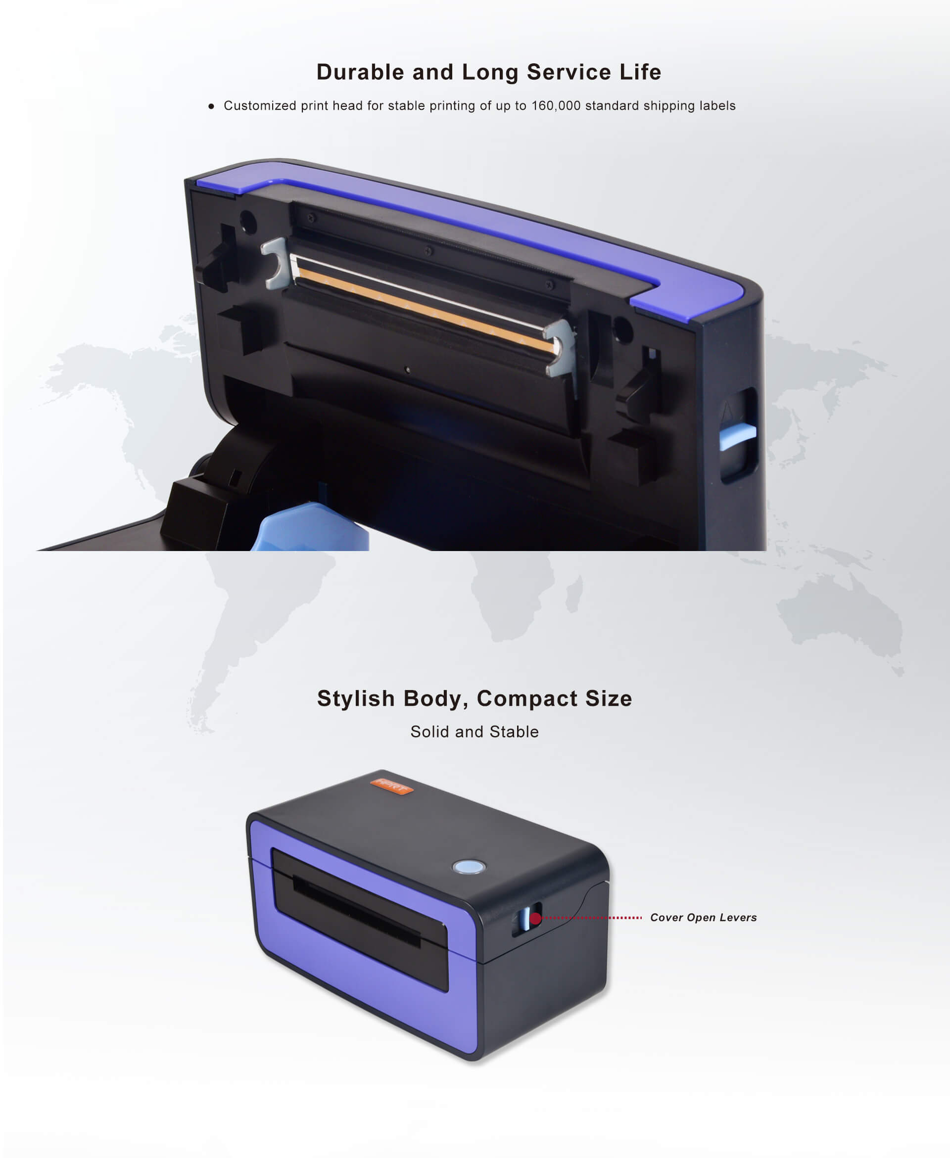 Customize 4 Inch Direct Thermal Shipping Label Printer SL42 Supplier | HPRT