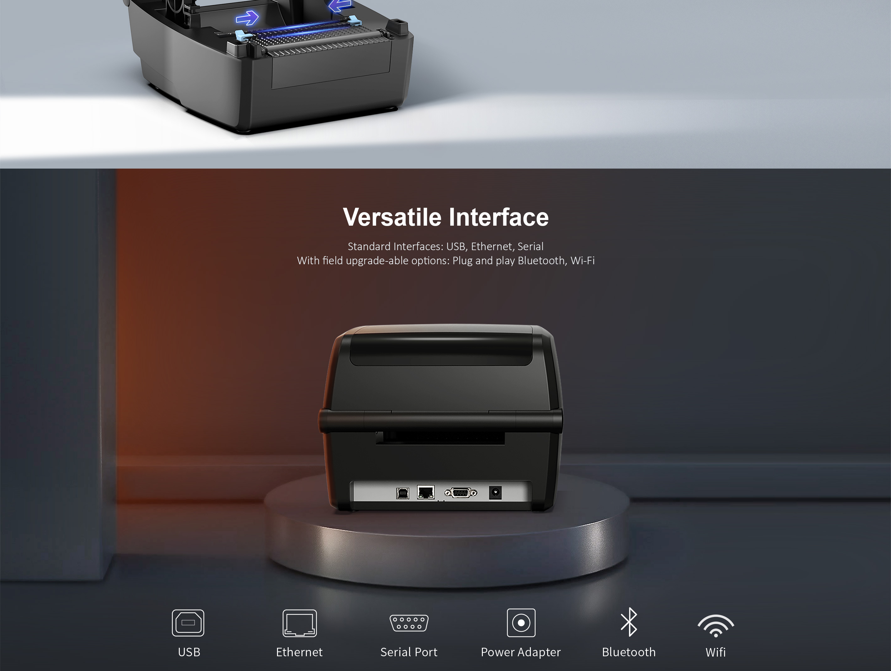 4 inch Thermal Transfer Barcode Label Printer Factory, Supplier HT600 ...