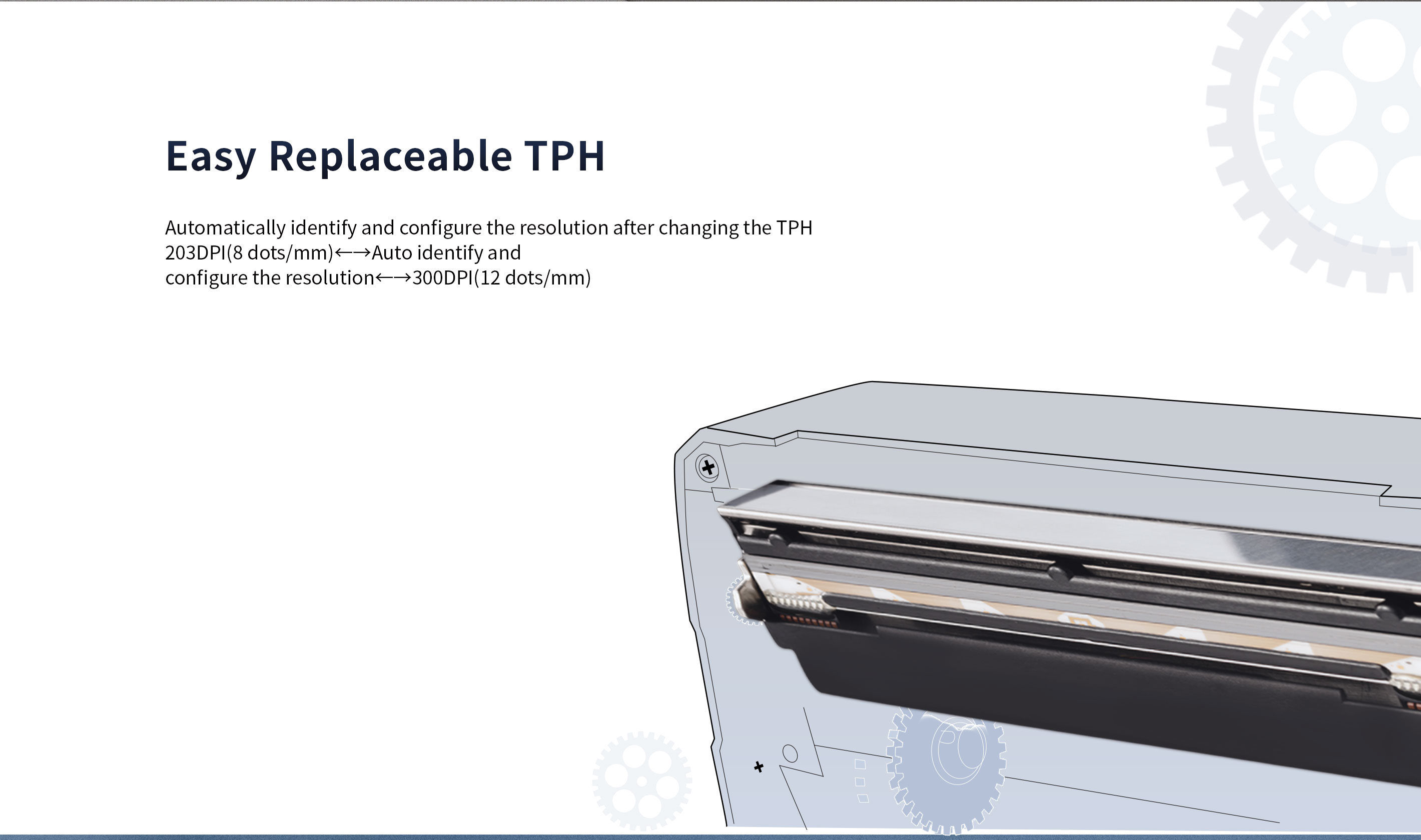 203/300 dpi thermal transfer label printer Factory Ares/Ares Pro - HPRT